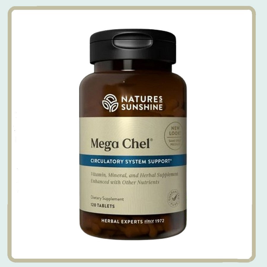 Nature's Sunshine Mega Chel | Supplement for Circulatory System